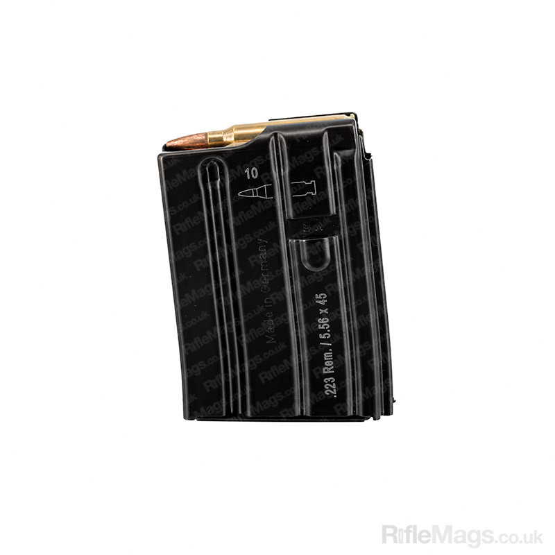 H&K HK416 AR15 10 round steel 223 Rem 5.56mm magazine - RifleMags.co.uk