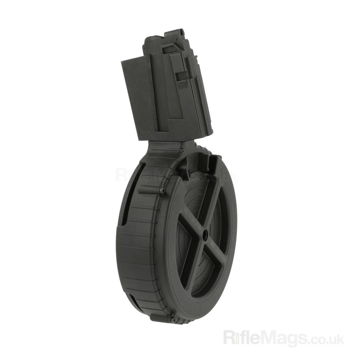 GSG 110 round .22LR drum magazine (Ruger 10/22 fit) - RifleMags.co.uk