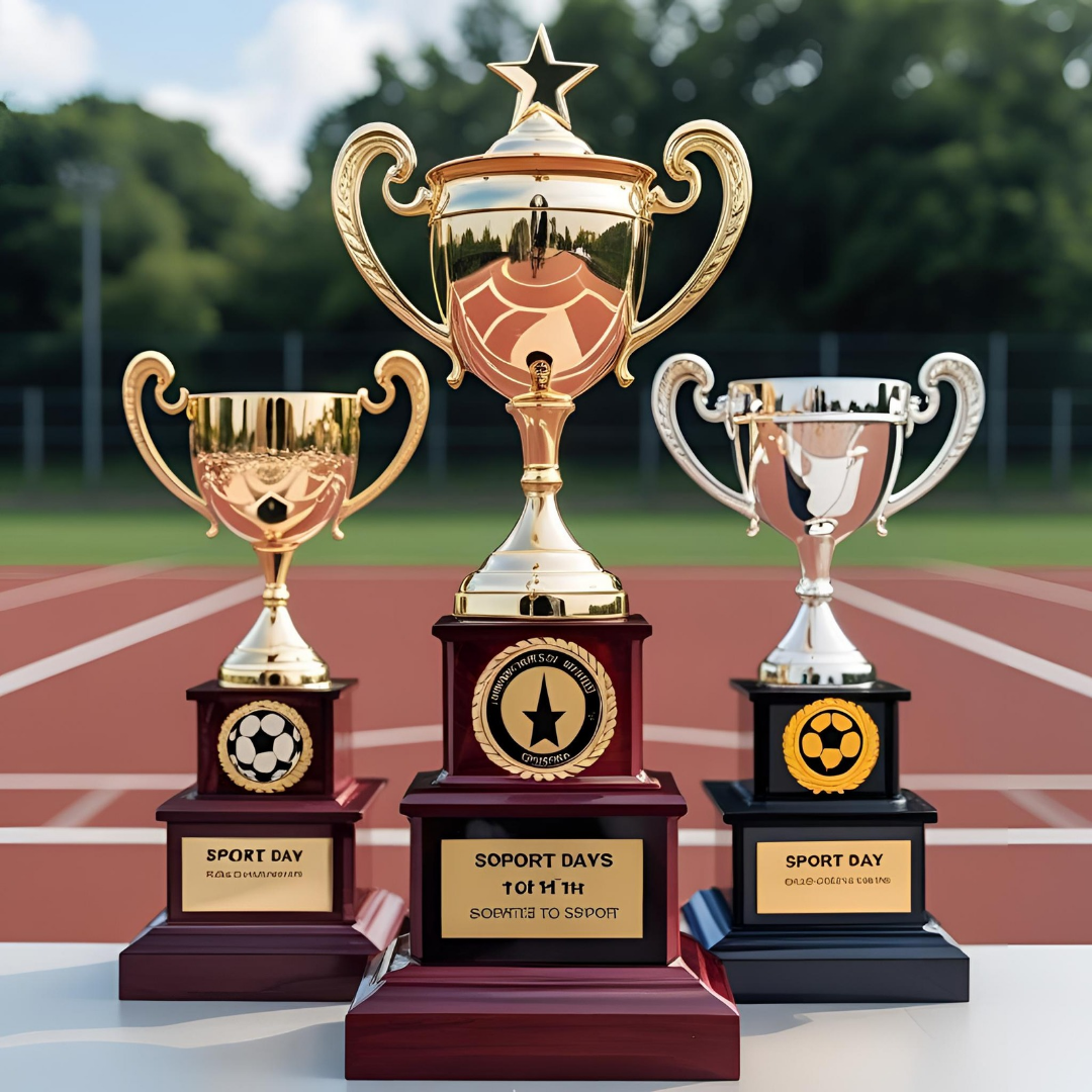 Can you suggest some ideas for a trophy design. - Sporty Trophies