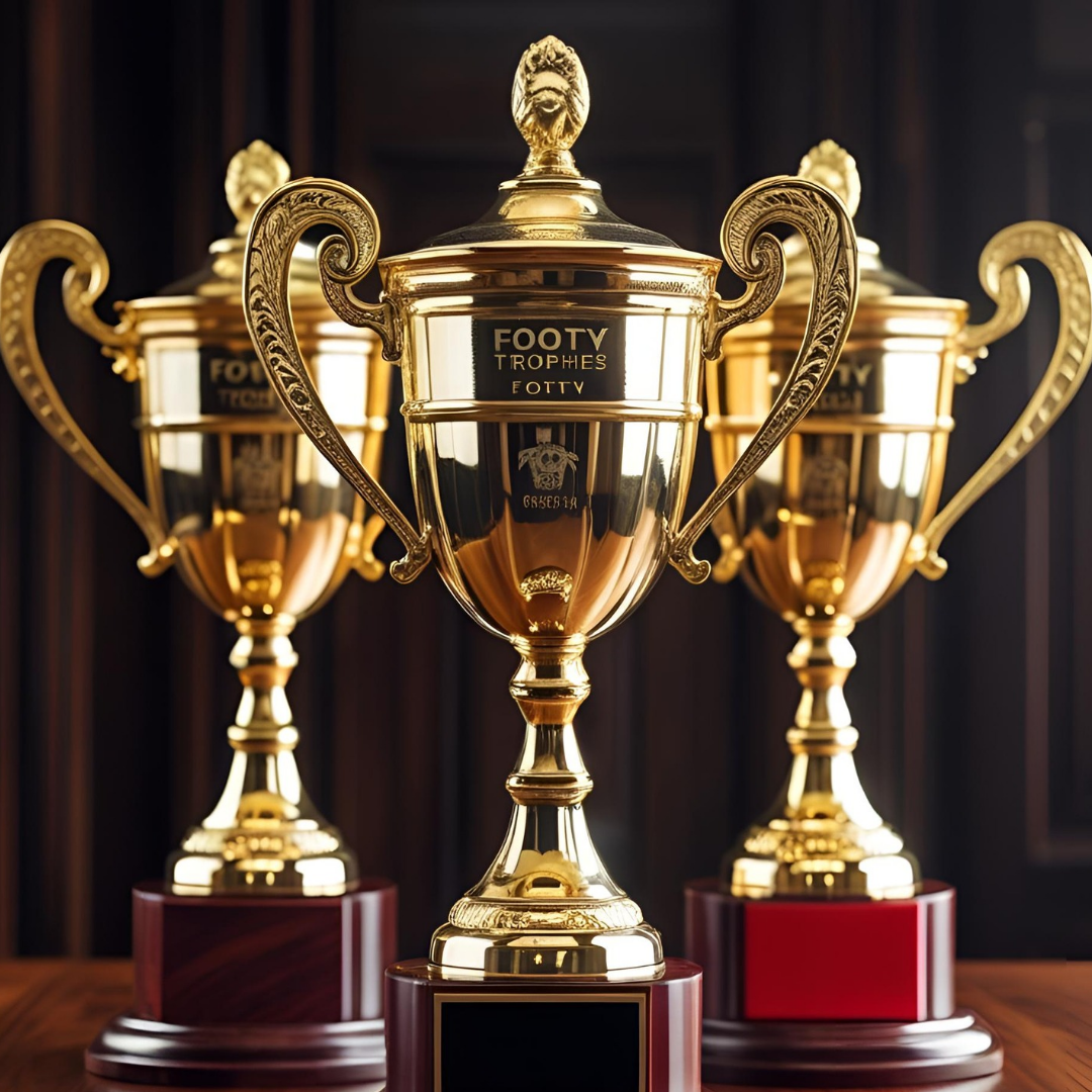 Can you suggest specific designs for a sports trophy - Sporty Trophies