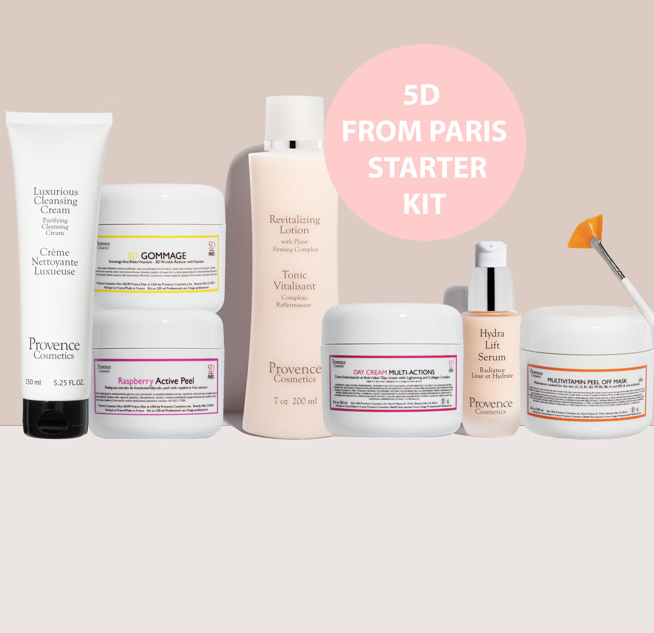 PROFESSIONAL SKINCARE - 5D FROM PARIS FACIAL PRODUCTS - 5D FROM PARIS ...