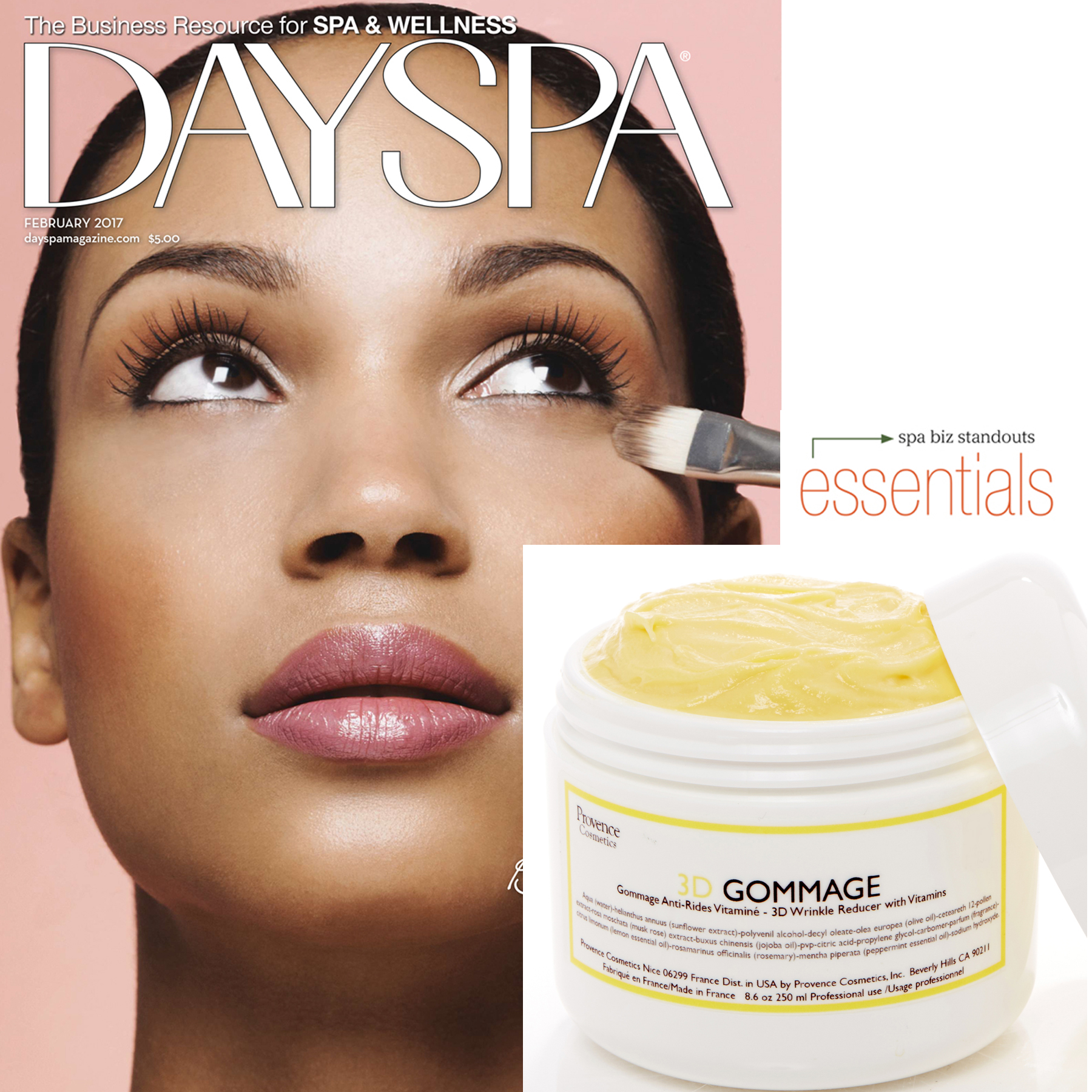 BEST SELLER 3D GOMMAGE SEEN IN DAYSPA MAGAZINE - Provence Cosmetics Inc ...