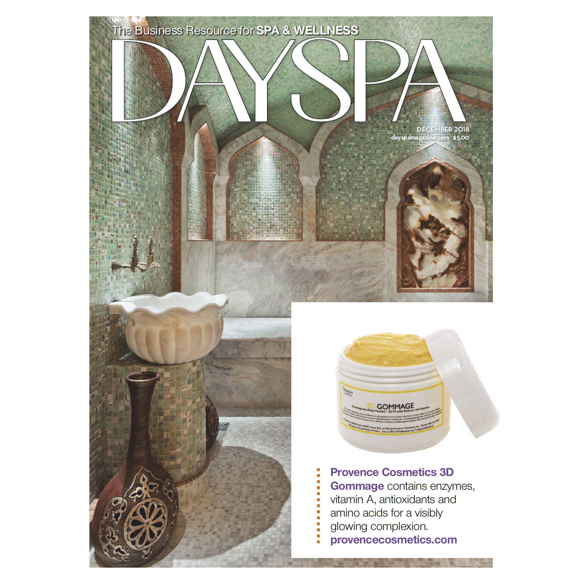 BEST SELLER 3D GOMMAGE SEEN IN DAYSPA MAGAZINE - Provence Cosmetics Inc ...