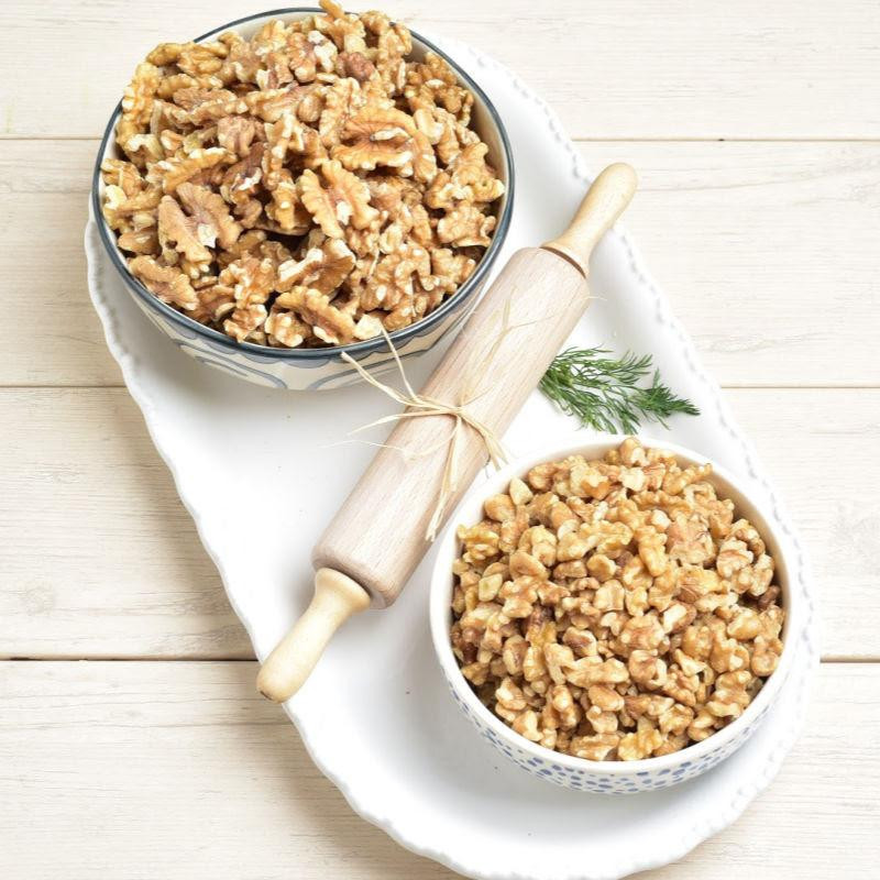 Gourmet raw English Walnut Pieces - Free Shipping