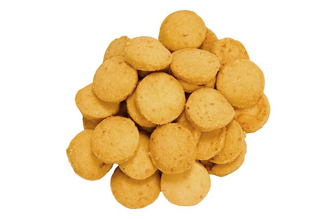 small orange buttons