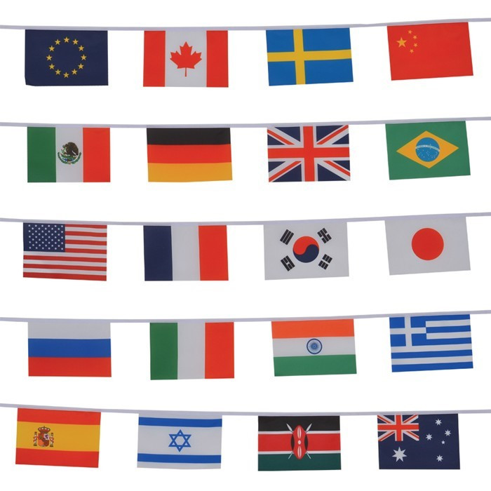 ITB- International String of Flags - The Kite Guys