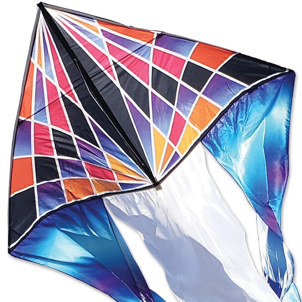 Premier Kites - 6.5 ft. Flo-Tail Delta Kite - Gradient Check - The Kite ...