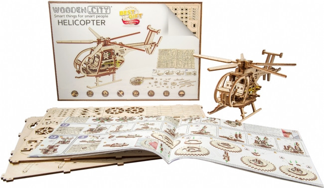 HQ Kites - WOODENCITY: HELICOPTER - The Kite Guys