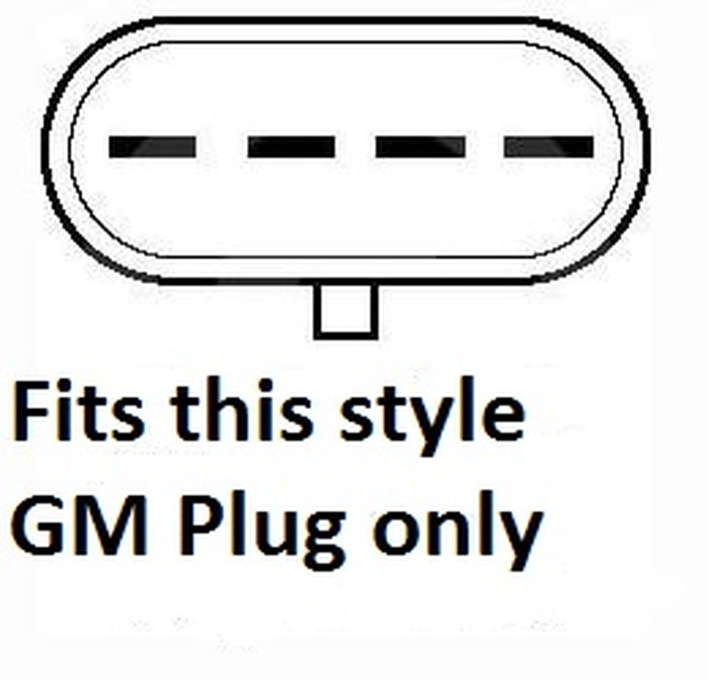 240 Amp High Output GM Truck / SUV Alternator W/ 4 Pin Oval Plug