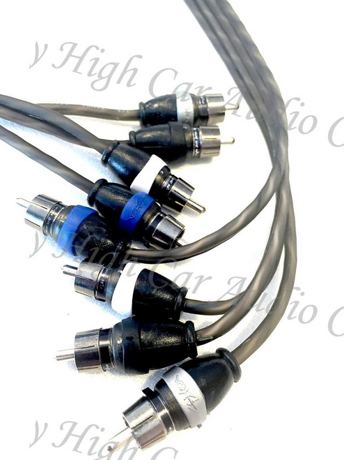 Sky High Car Audio 2-Channel Triple shielded RCAs 1.5ft-22ft