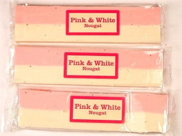 Pink and White Nougat