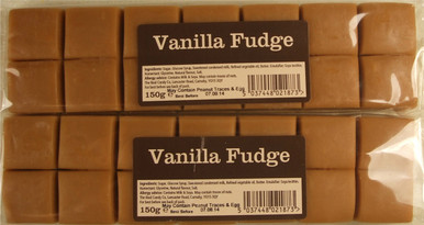 Vanilla Fudge Bar in a wrapper by Candy co.