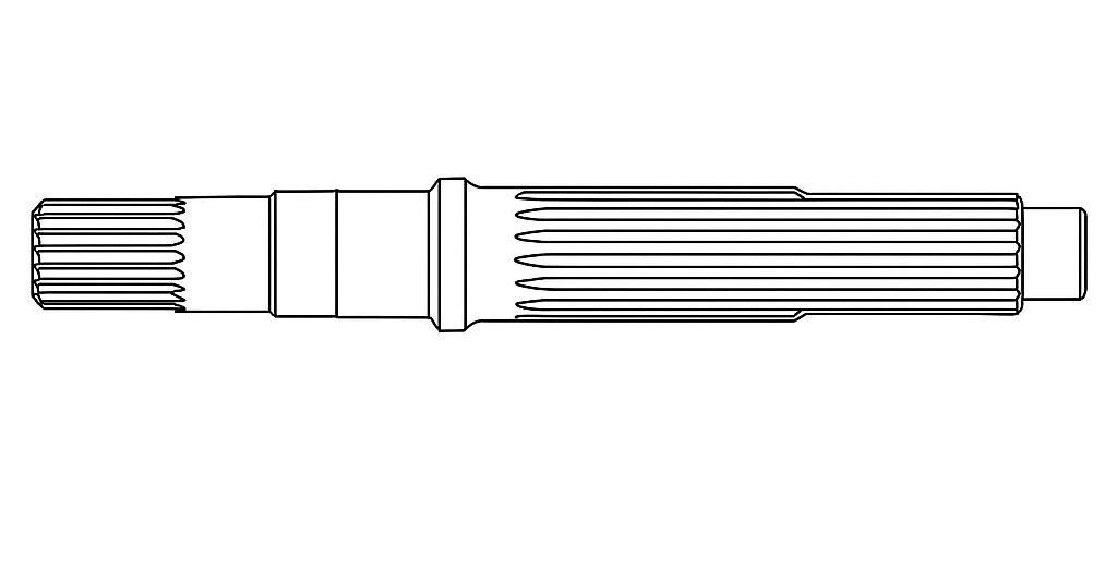 2441U1040S9 - Shaft for Kobelco Travel Motor