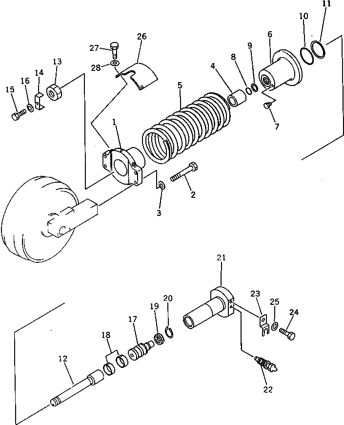 Track Adjuster - Komatsu | PC200-3 PC200LC-3.