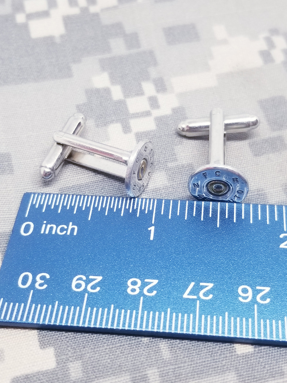 45 Silver Bullet Casing CuffLinks - Soo Charming