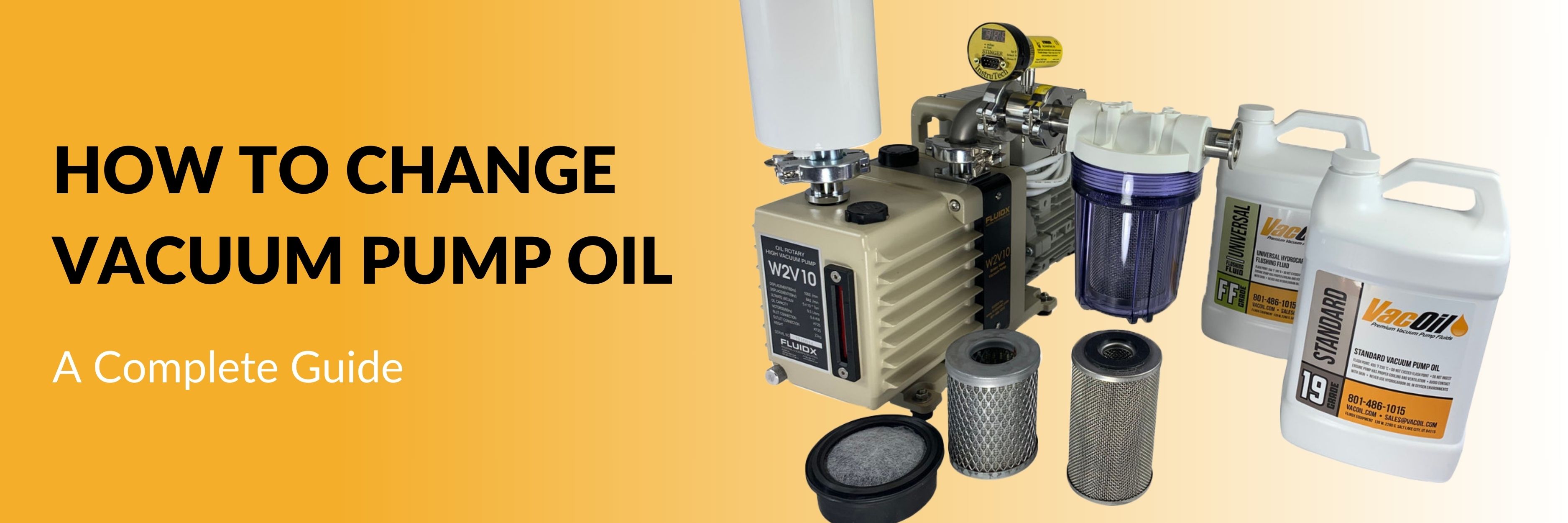 How to Change Vacuum Pump Oil - COREVAX