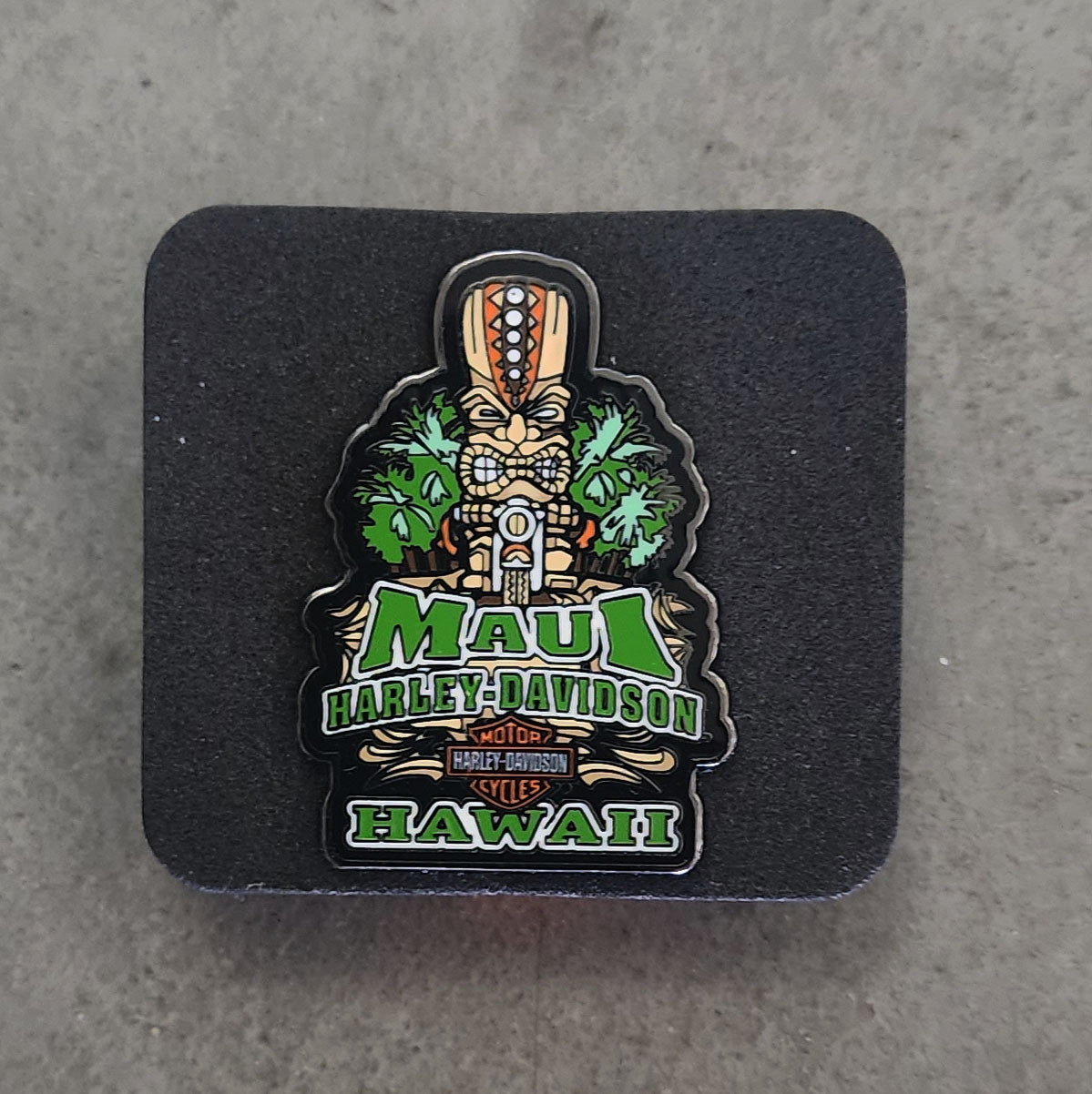 Harley-Davidson Tiki Guy Maui Pin