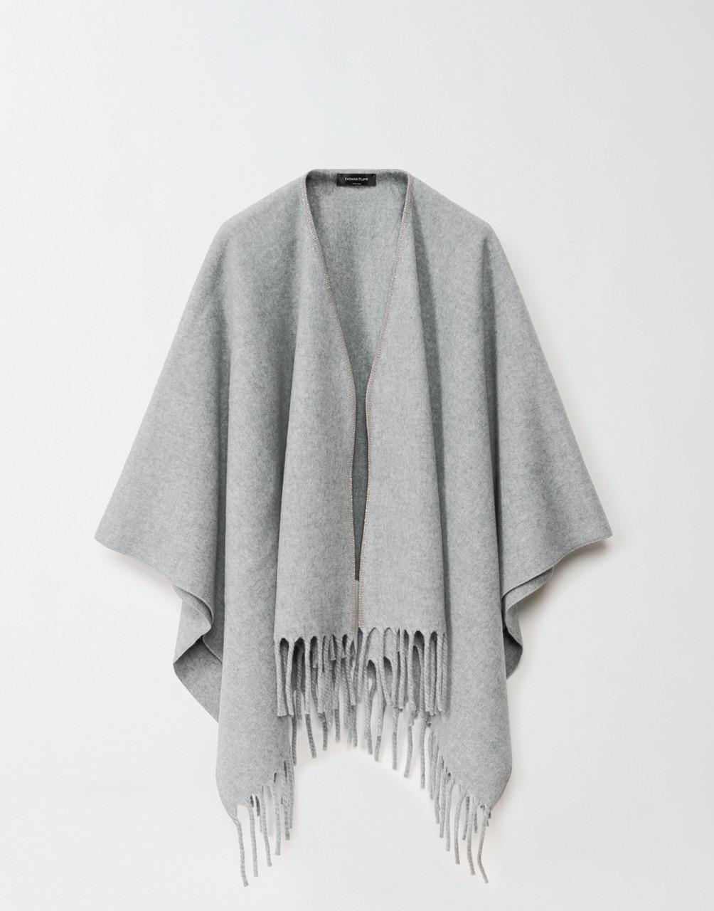 Fabiana Filippi Platinum Open Cape with Filo Diamante