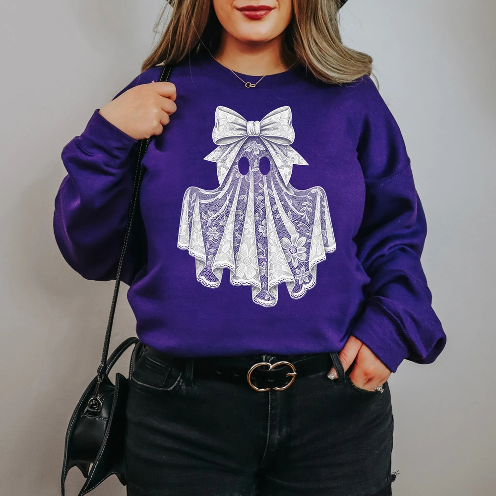 Faux Lace Ghost DTF Heat Transfer