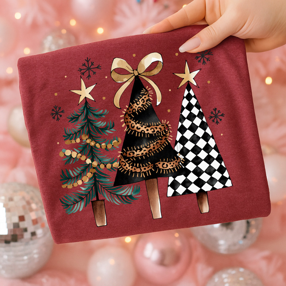 Christmas Tree Trio DTF Heat Transfer