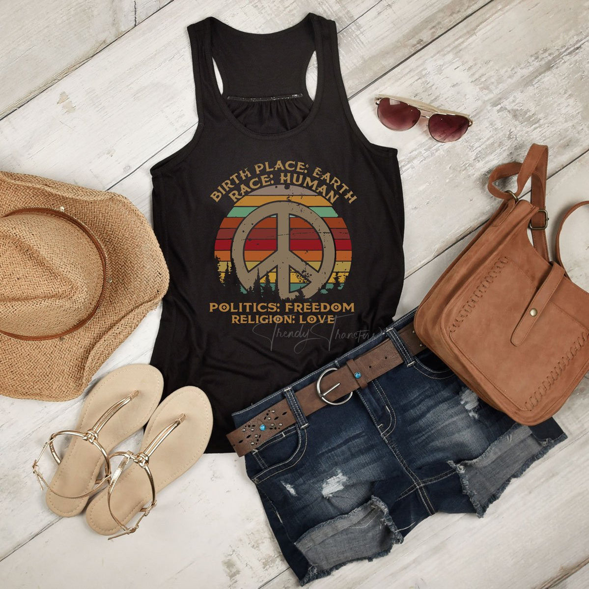 Peace Love The Beatles Fan Art Sublimation Transfer - Trendy Transfers