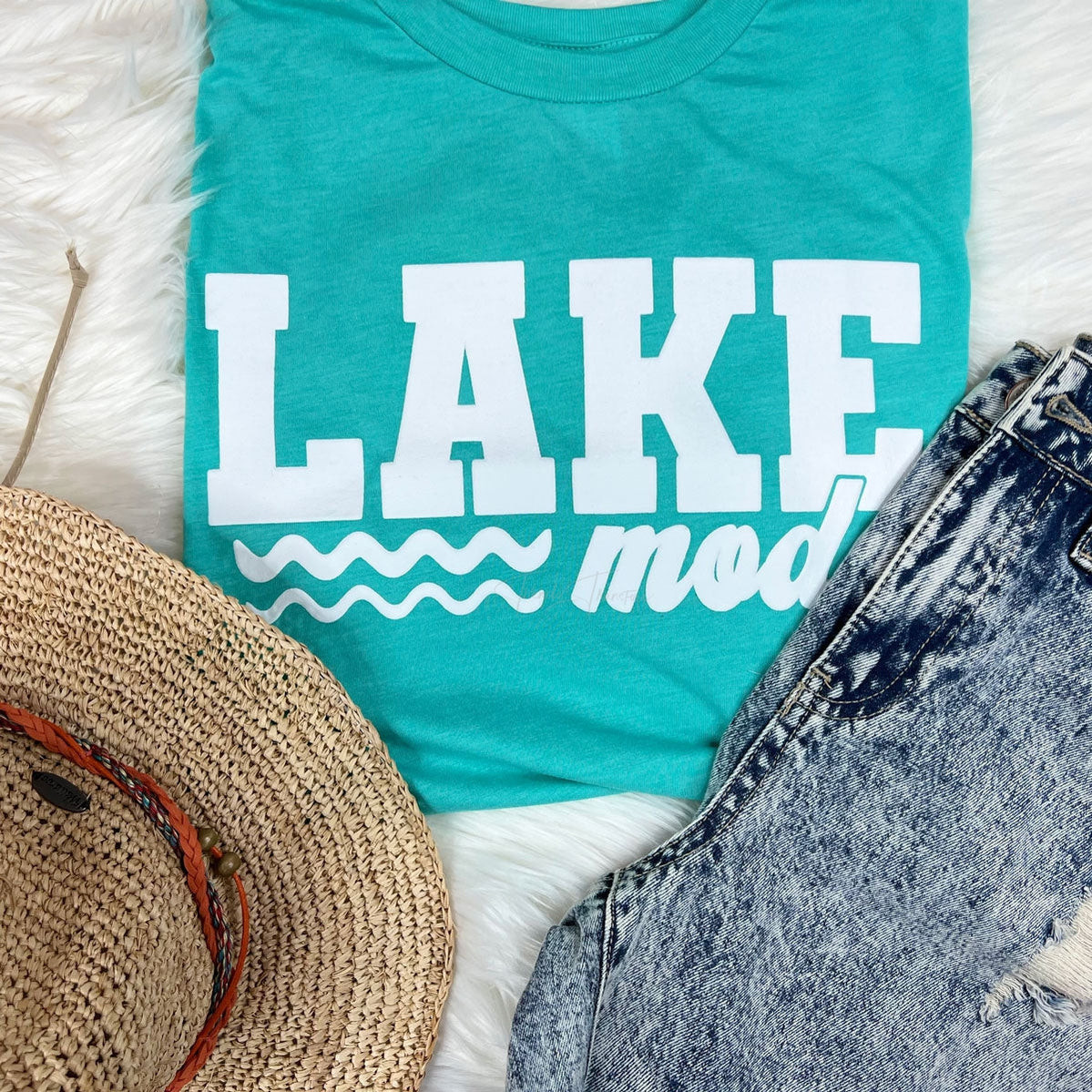 Lake Daze Screen Print Heat Transfer - Trendy Transfers