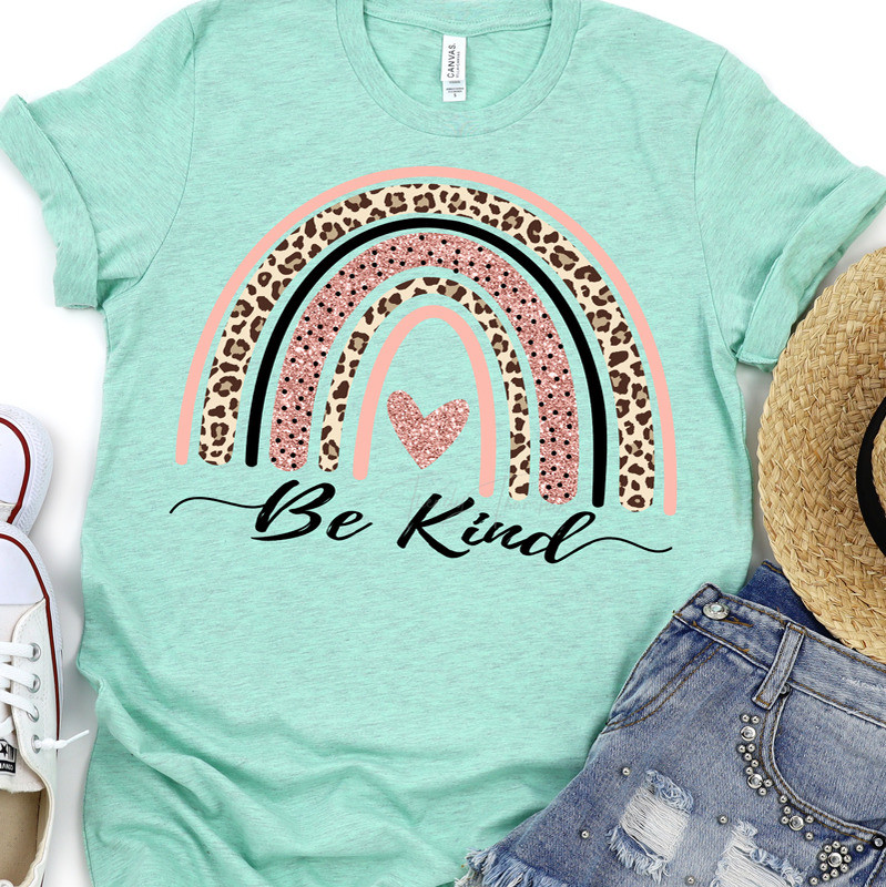 Always Be Kind Screen Print Heat Transfer - Trendy Transfers