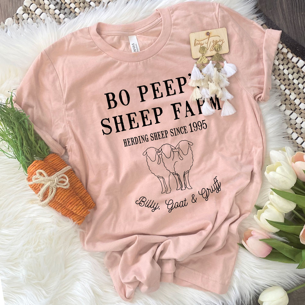 Bo Beep's Sheep Farm DTF Heat Transfer