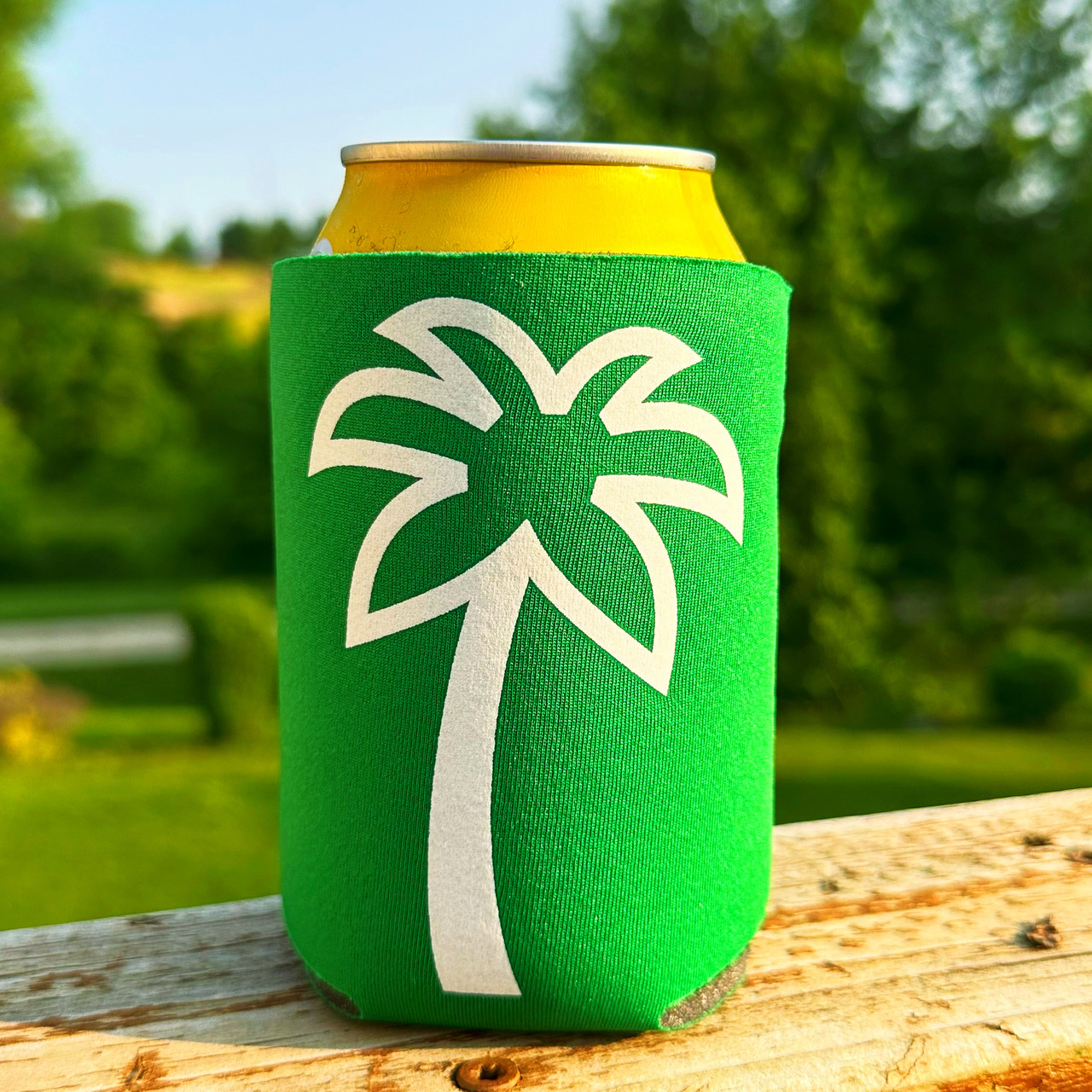 White Palm Tree Screen Print Heat Transfer