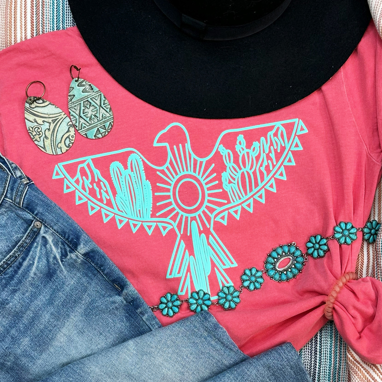 Thunderbird Mint PUFF Screenprint Transfer