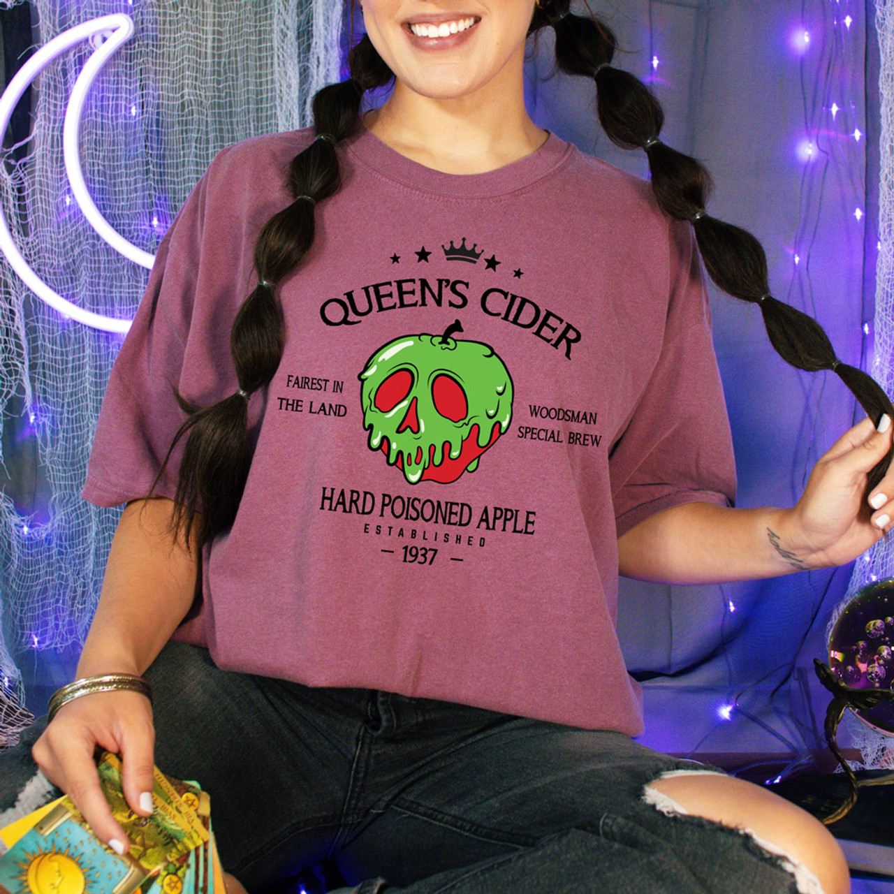 Queen's Cider Screen Print Heat Transfer