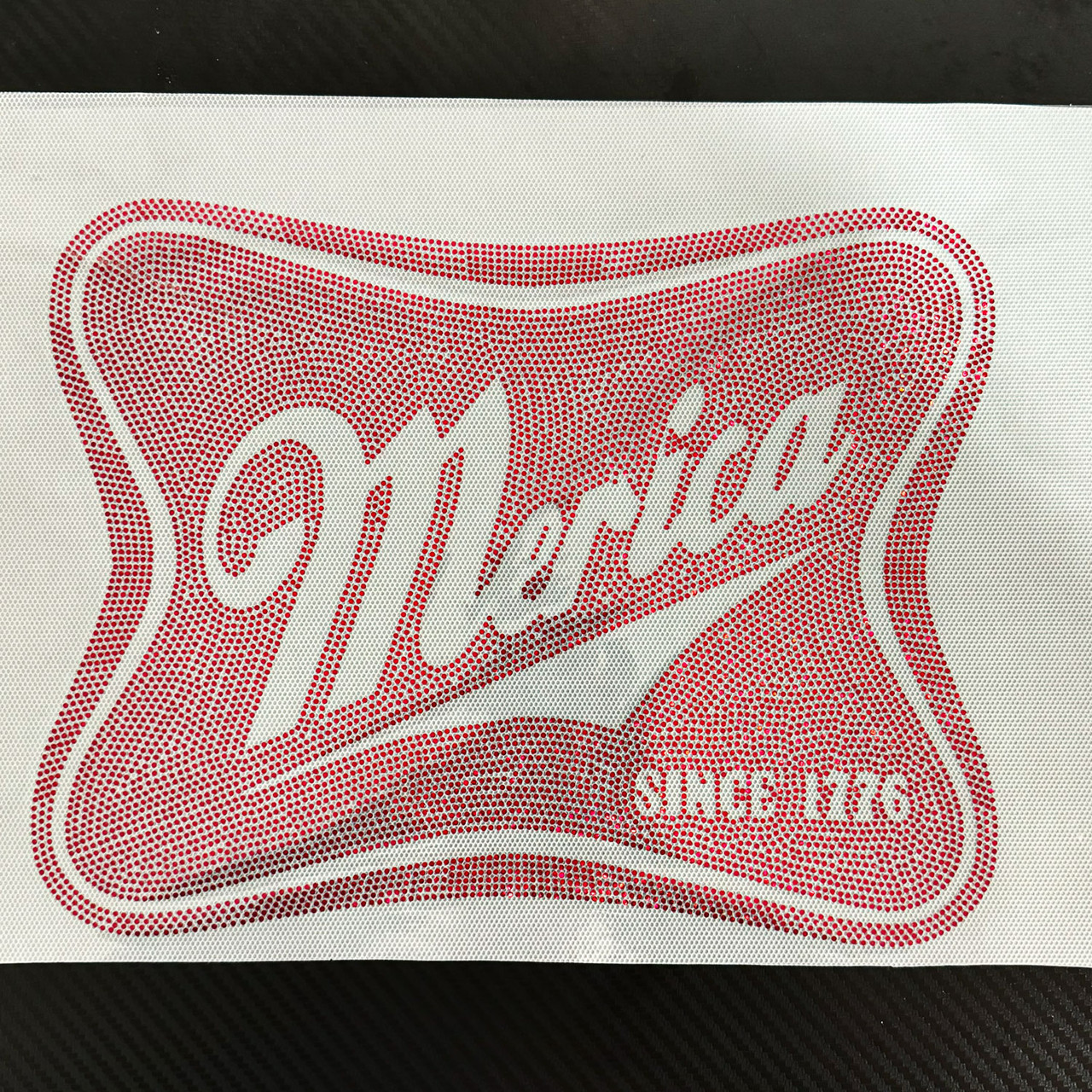 Merica Red Spangle Transfer | Trendy Transfers