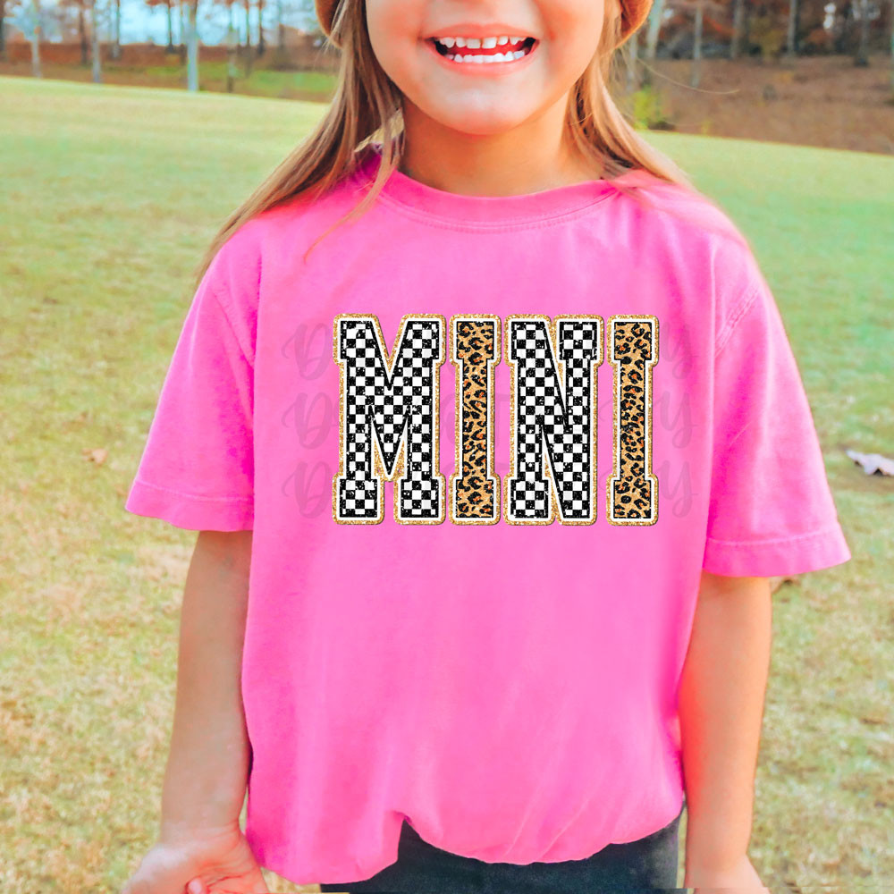 Mini Faux Glitter DTF Heat Transfer