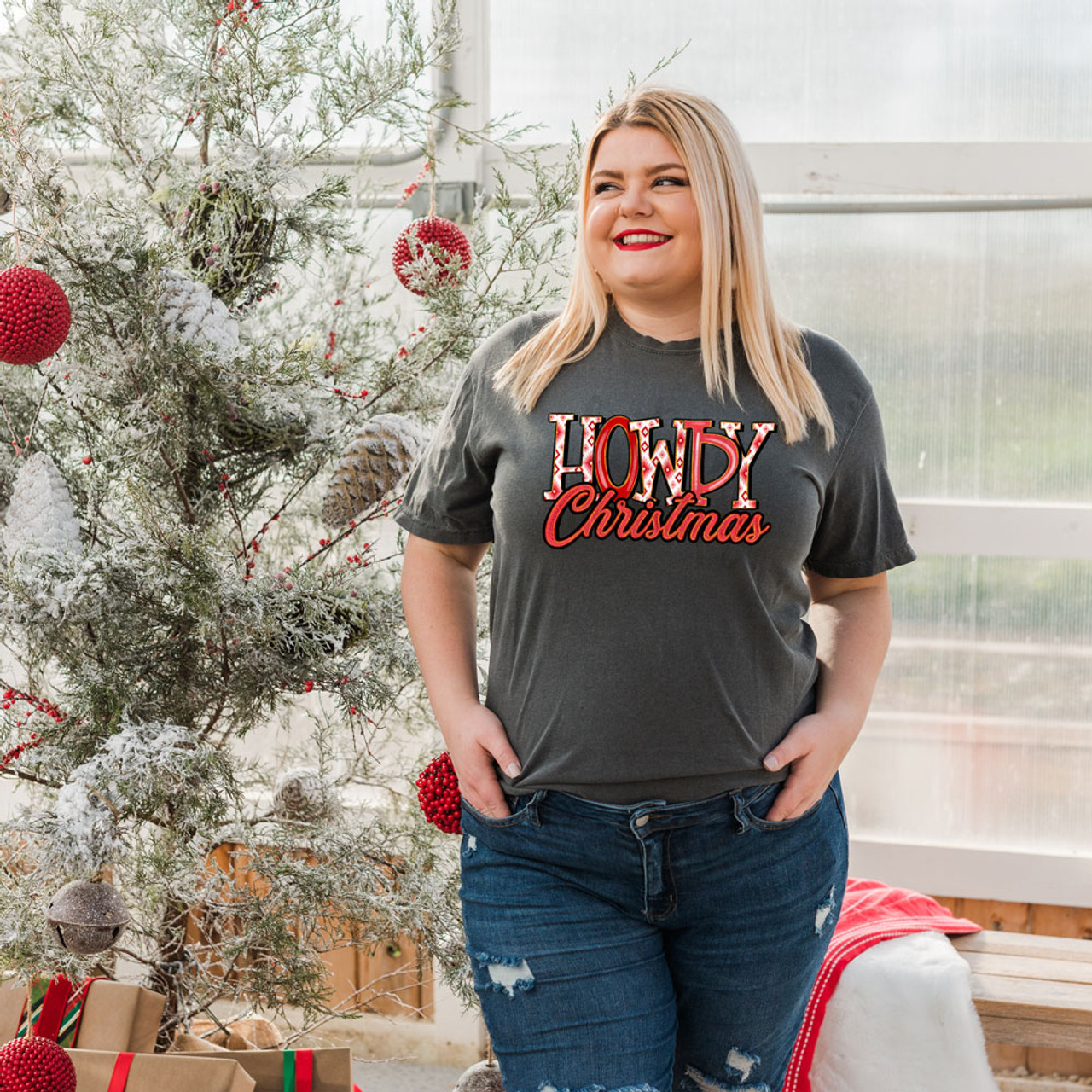 Howdy Christmas Aztec DTF Heat Transfer