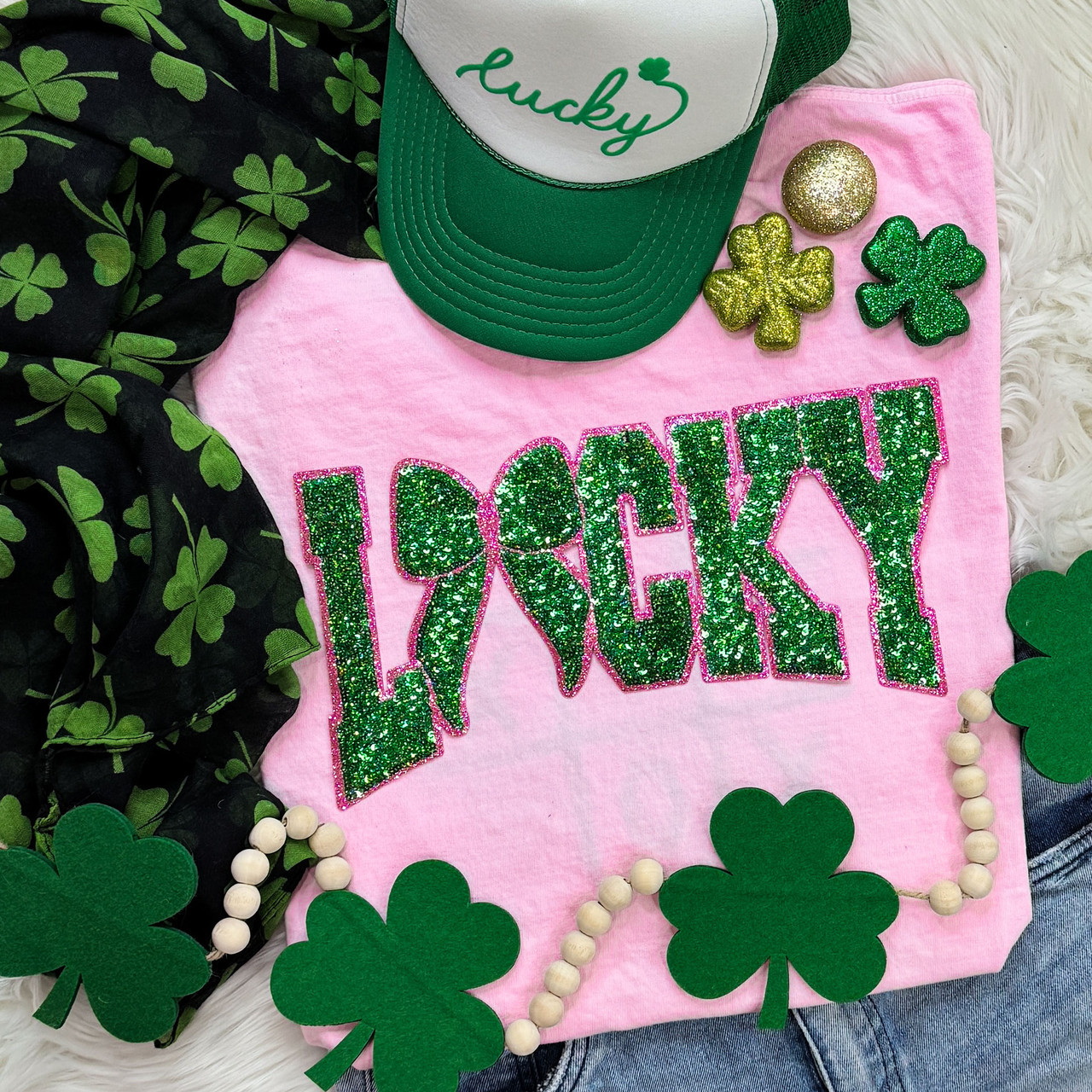 Lucky Sequin Patch