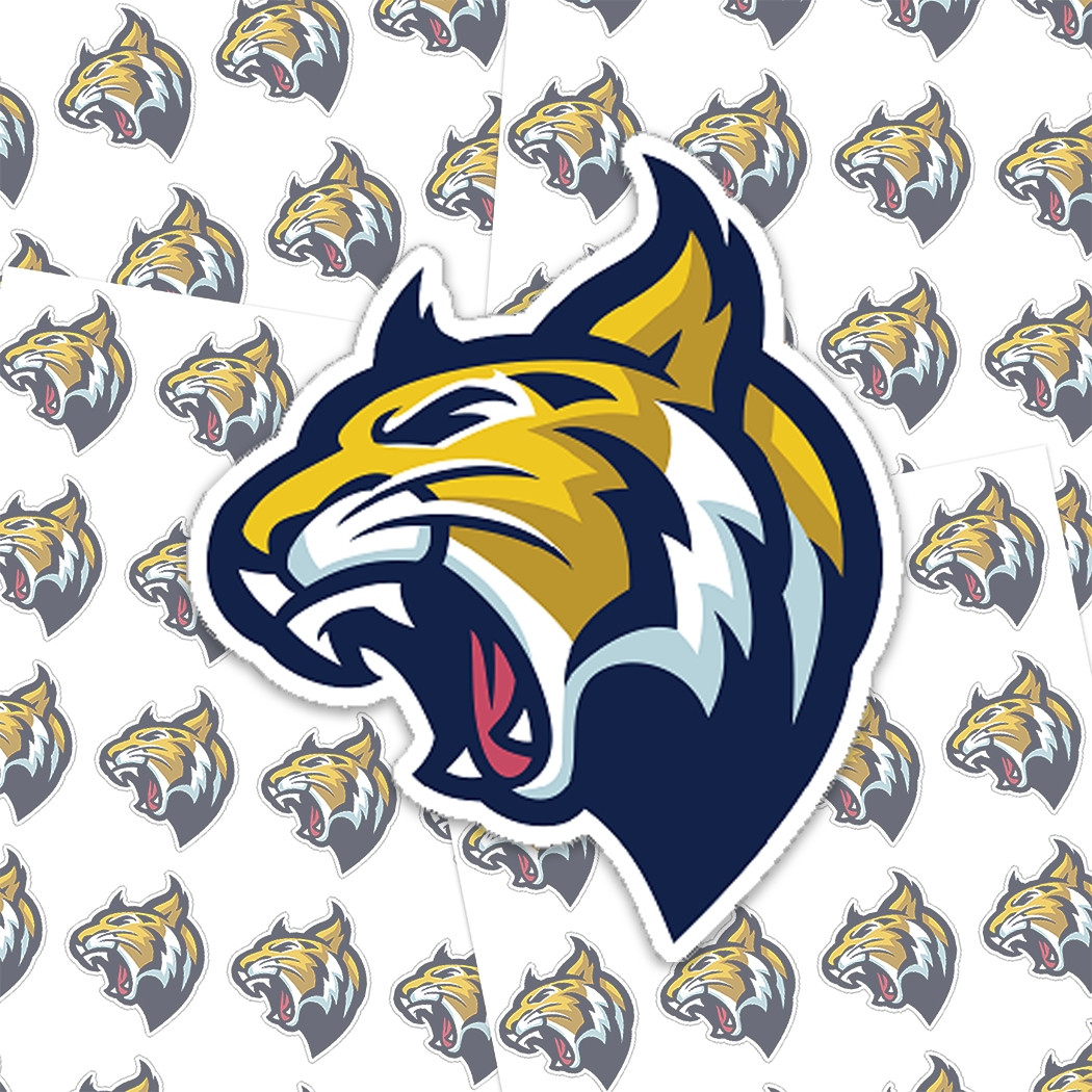 Wildcat Mascot Sticker Sheet