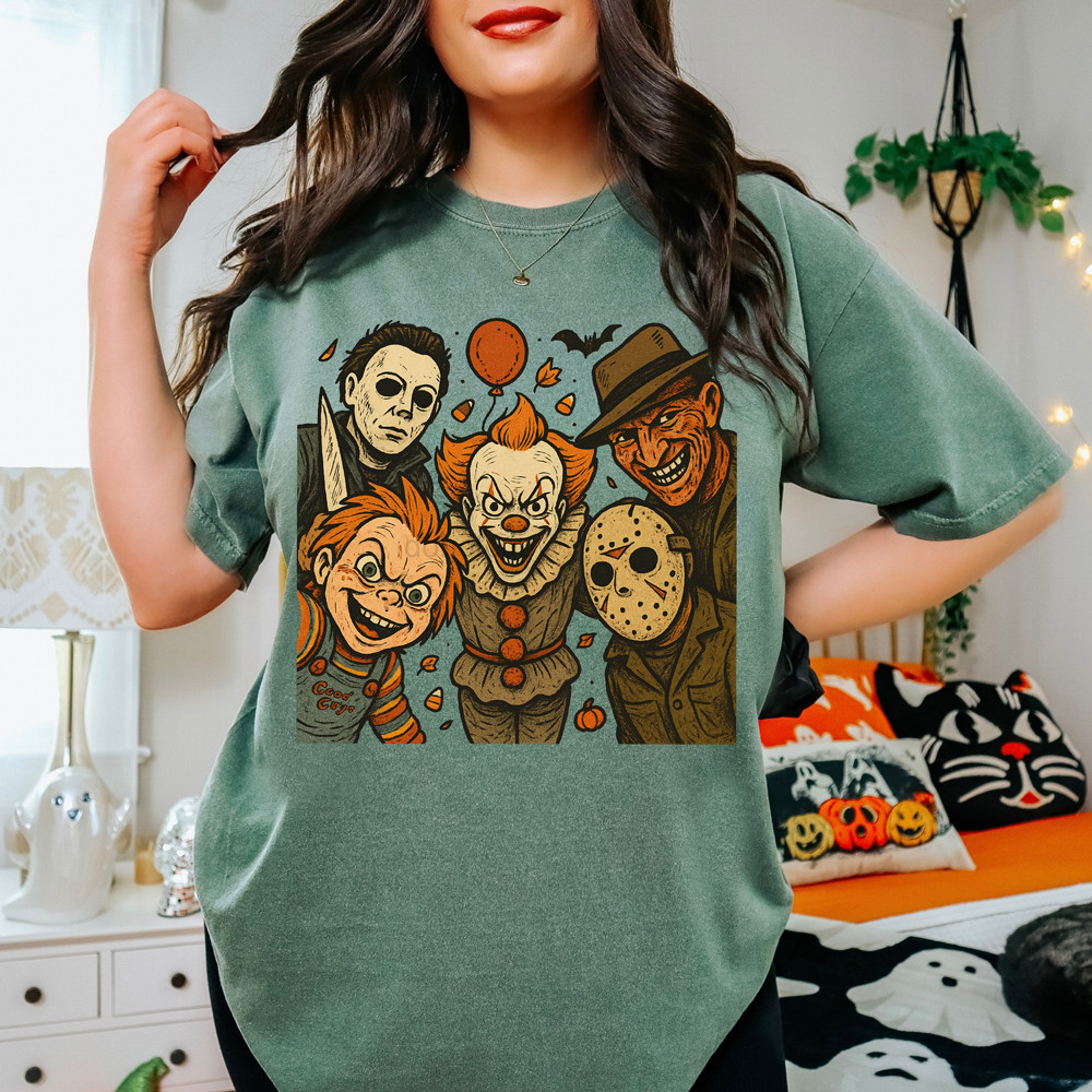 Horror Selfie DTF Heat Transfer