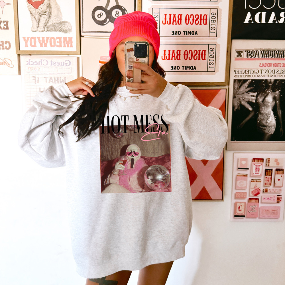 Hot Mess Era Spooky DTF Heat Transfer