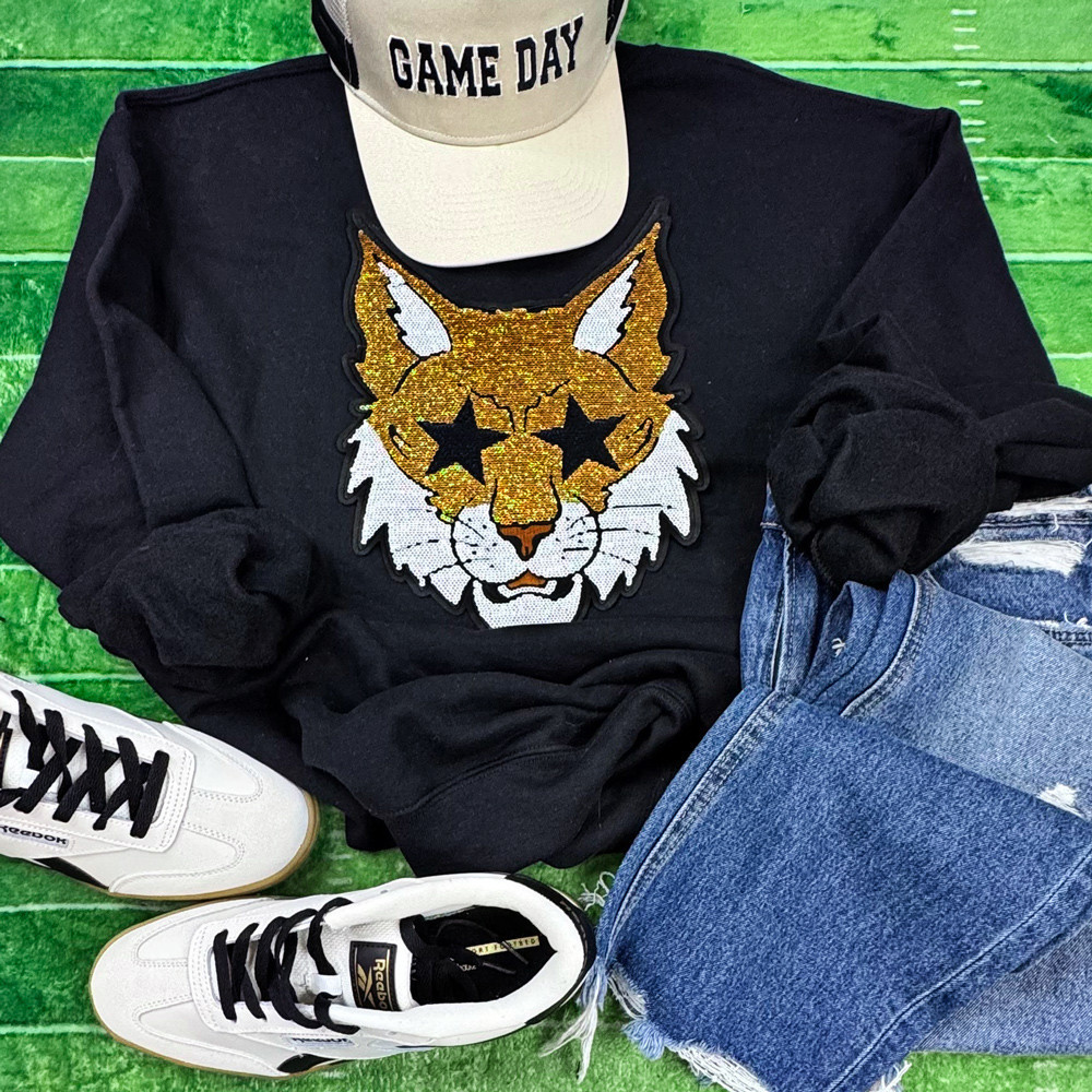 Sequins wildcats with Starry Eyes - Full Size Patch