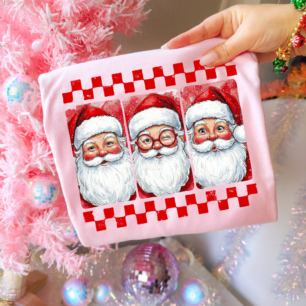 Jolly Santa Trio DTF Heat Transfer