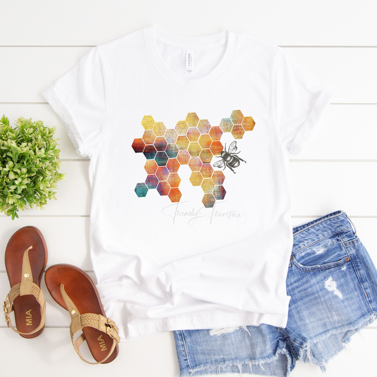 Bee Hive Sublimation Transfer - Trendy Transfers