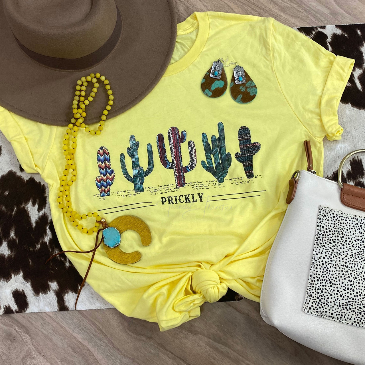 Prickly Cactus Screen Print Heat Transfer - Trendy Transfers