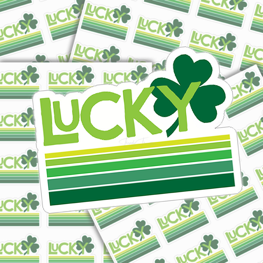Lucky Sticker Sheet - Trendy Transfers