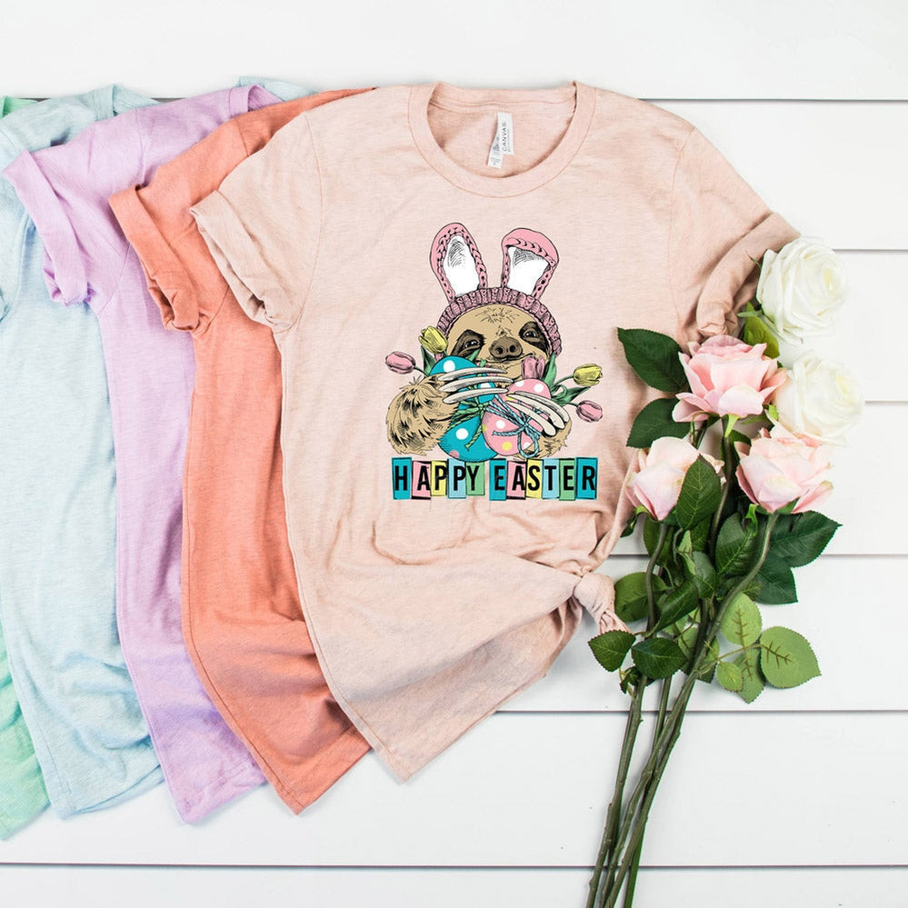 Easter Sloth Direct To Film Transfer