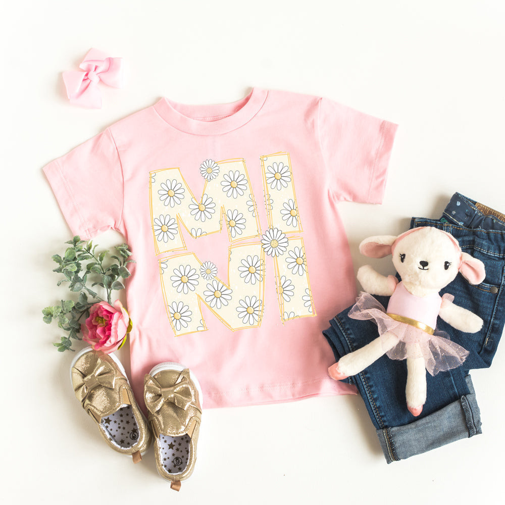 Mini Daisy Screen Print Heat Transfer - Trendy Transfers