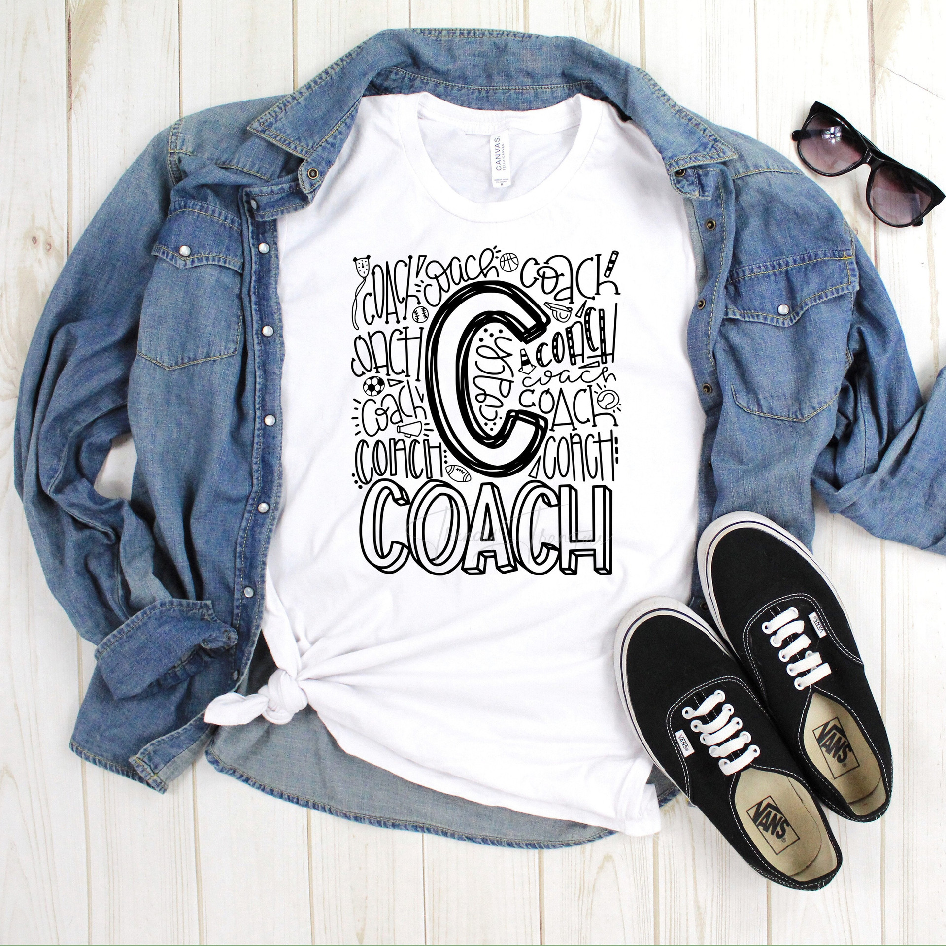 Coach typography Sublimation Transfer - Trendy Transfers