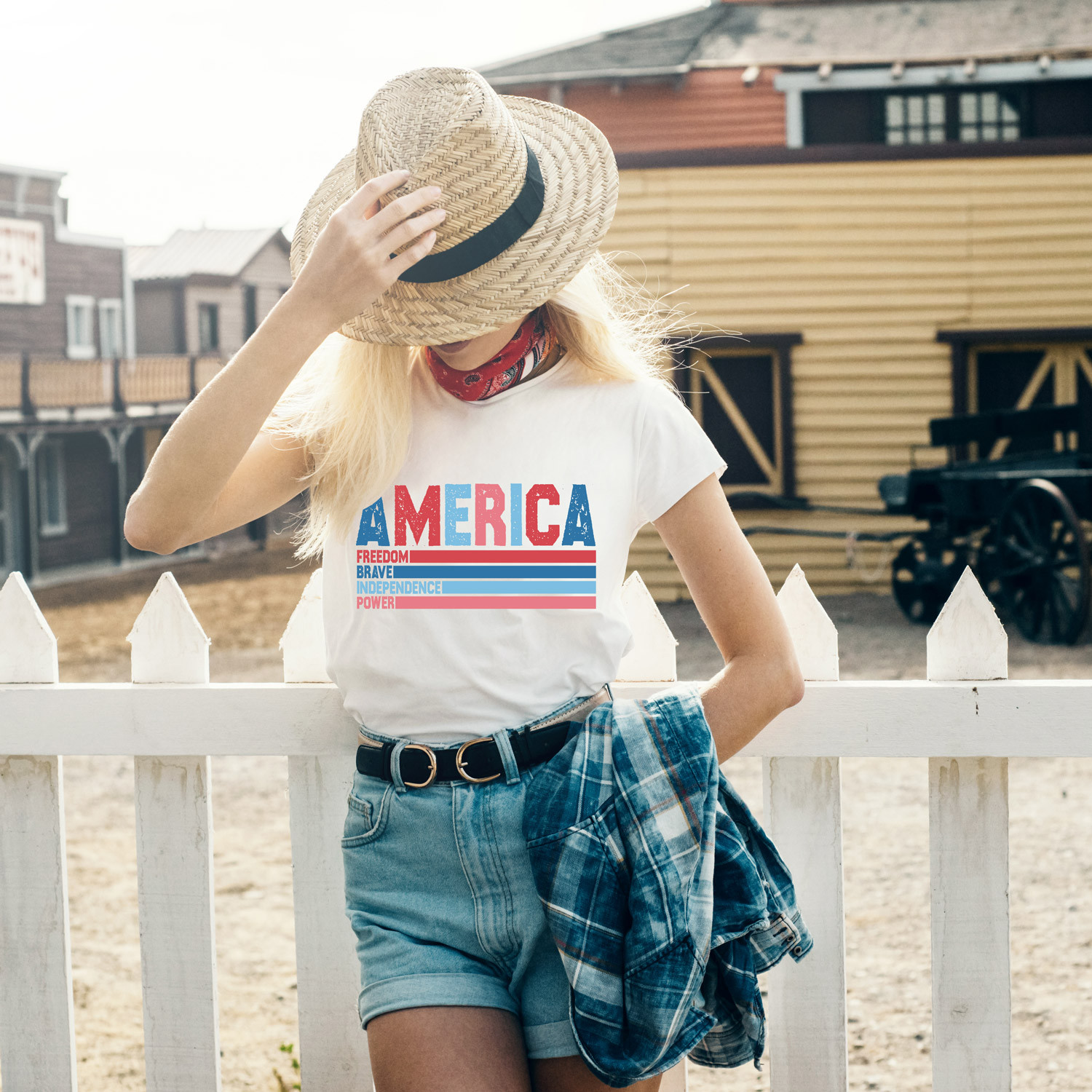 USA Flowers DTF Heat Transfer