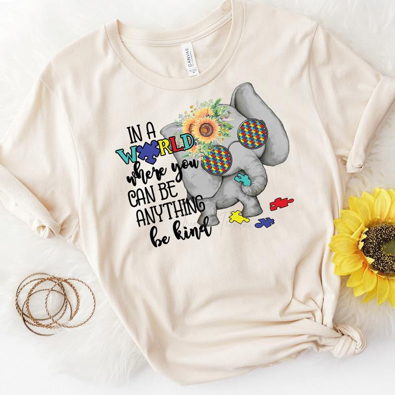 In a World Where You Can Be Anything Be Kind YOUTH Screen Print Heat ...