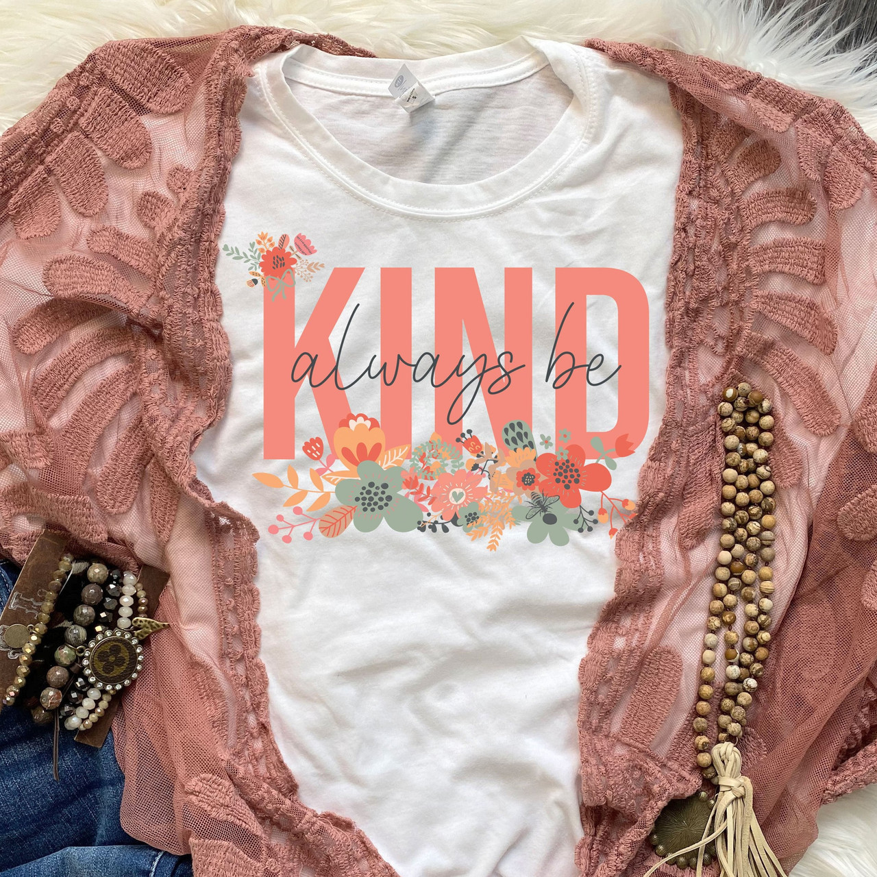 Always Be Kind Screen Print Heat Transfer - Trendy Transfers