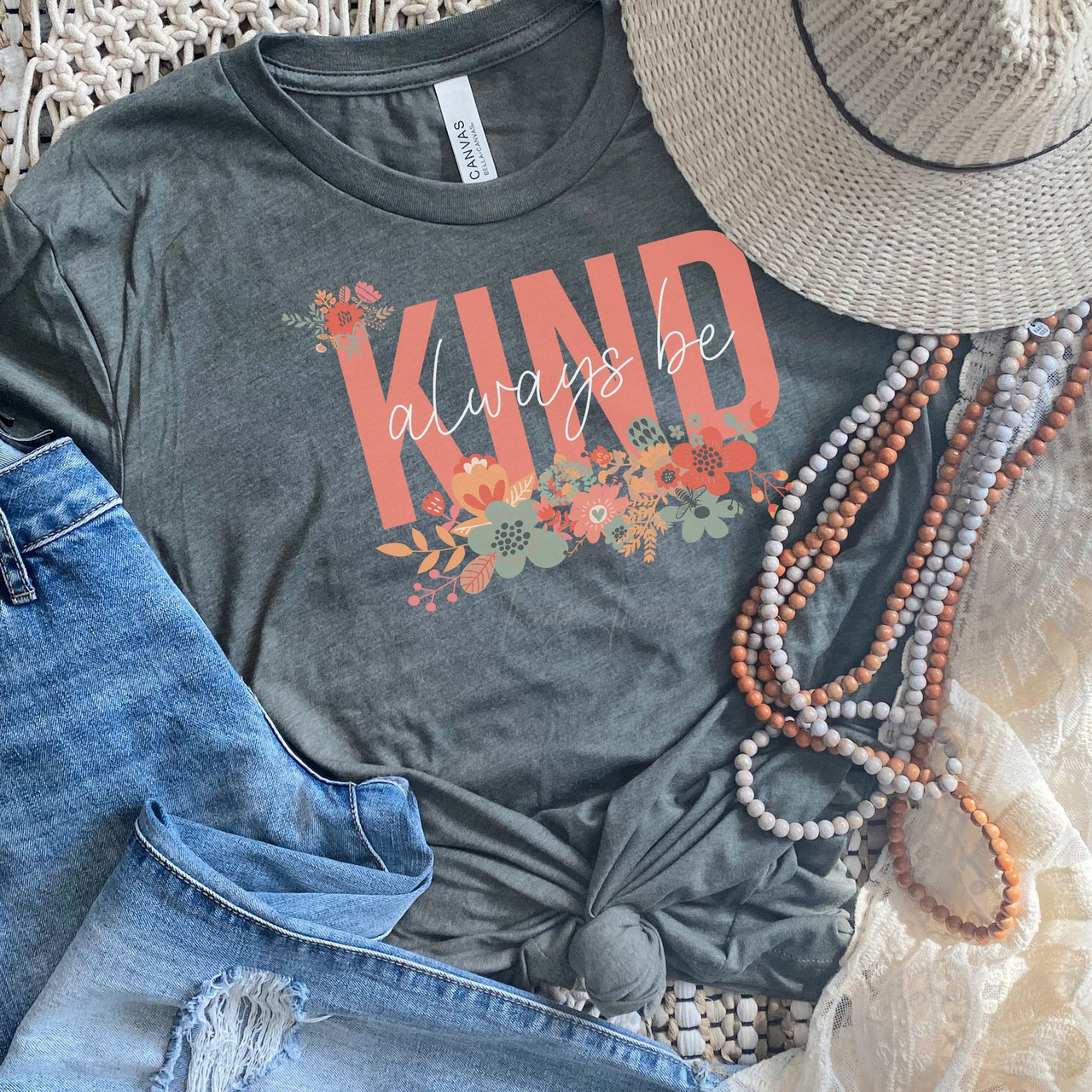 Always Be Kind Screen Print Heat Transfer - Trendy Transfers